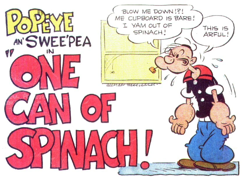 One Can of Spinach! | Popeye the Sailorpedia | Fandom