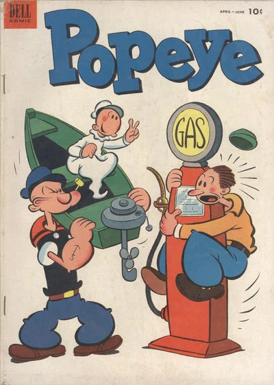Popeye-Dell-No 24-Apr 1953 | Popeye the Sailorpedia | Fandom