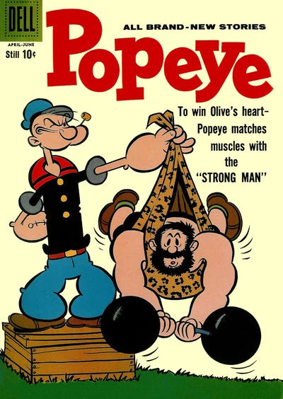 Popeye-Dell-No 48-Apr 1959 | Popeye the Sailorpedia | Fandom