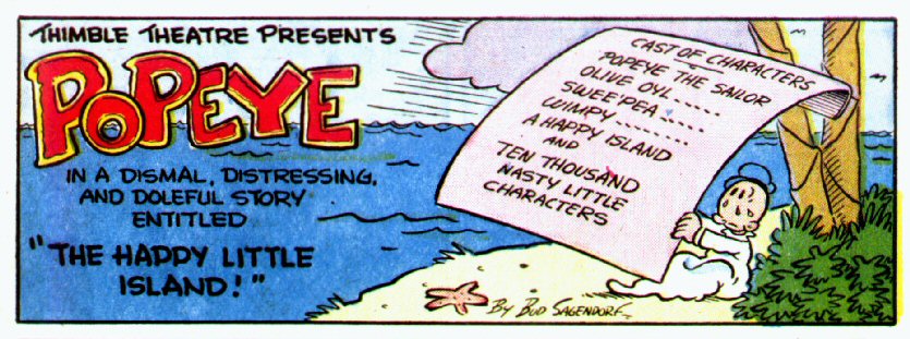 The Happy Little Island Popeye The Sailorpedia Fandom