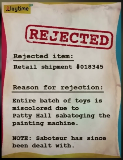 Patty Hall | Poppy Playtime Wiki | Fandom