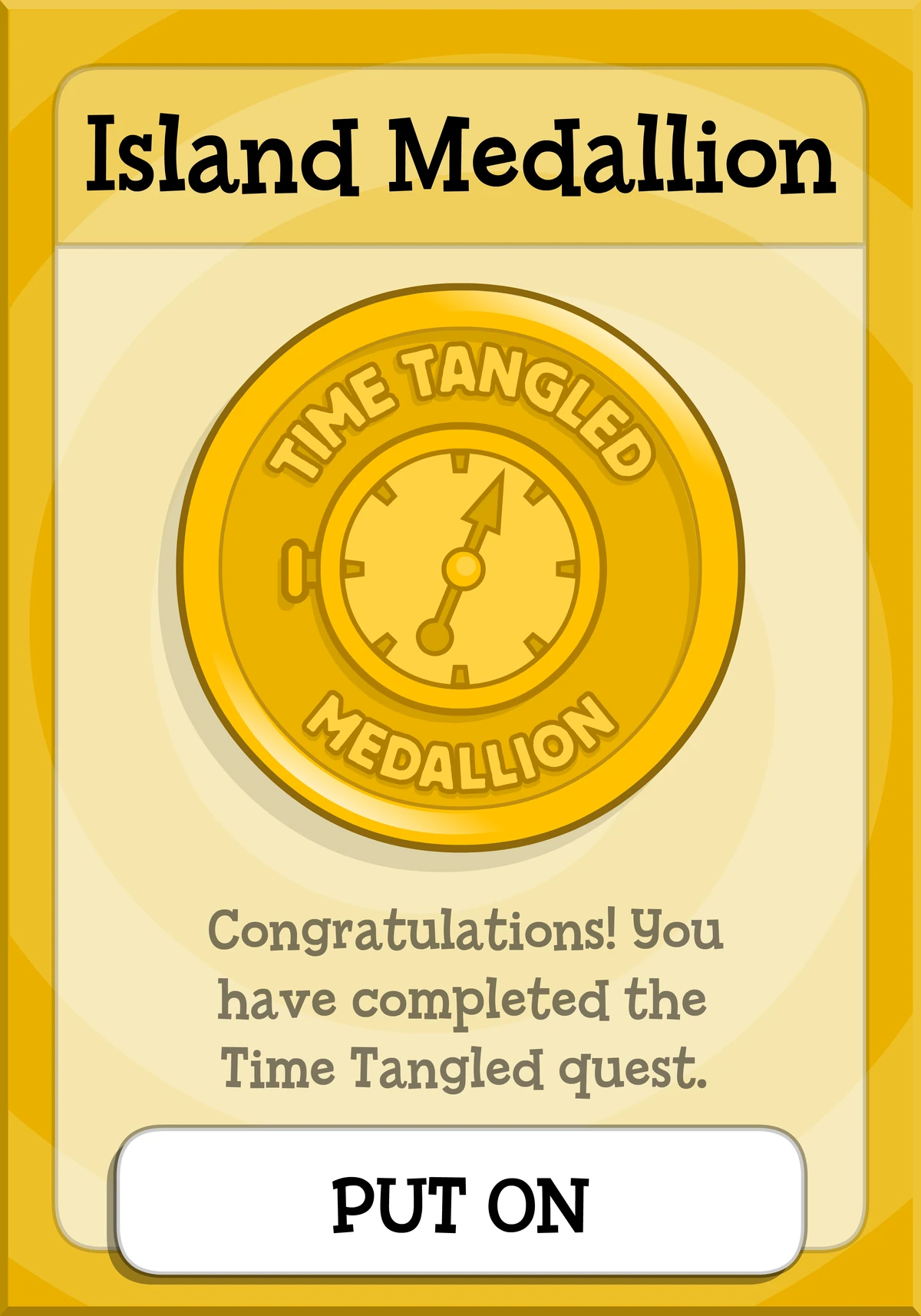 Island Medallion (Time Tangled Island) | Poptropica Wiki | Fandom