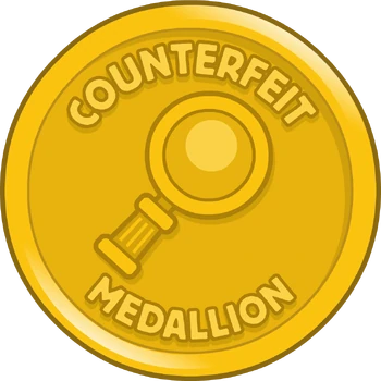 Island Medallion (Counterfeit Island) | Poptropica Wiki | Fandom