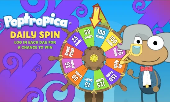 Daily Spin | Poptropica Wiki | Fandom