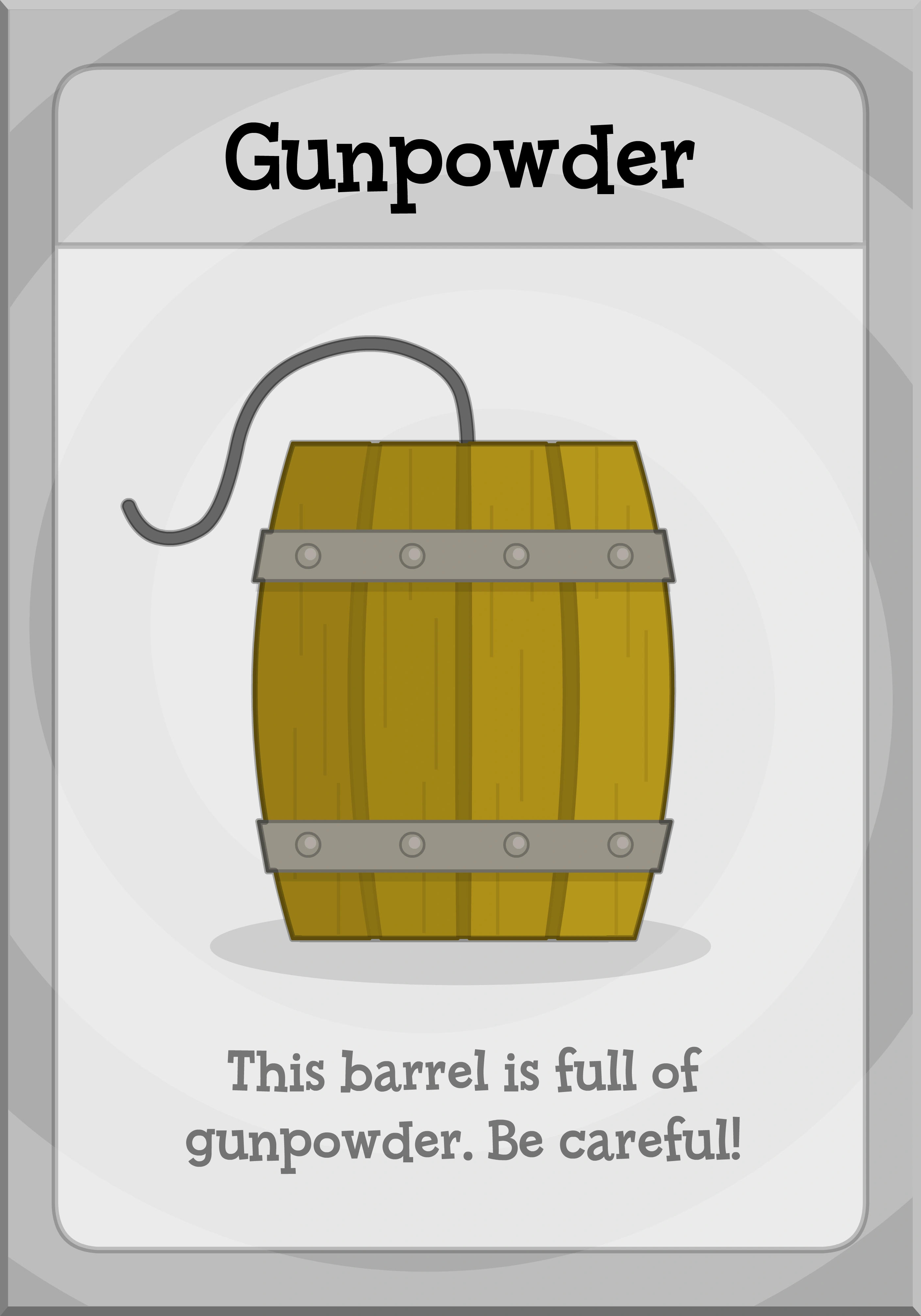 Chinese Gunpowder Barrel
