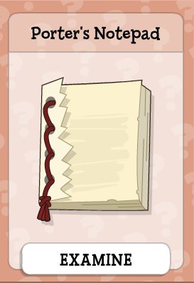 Porter's Notepad | Poptropica Wiki | Fandom