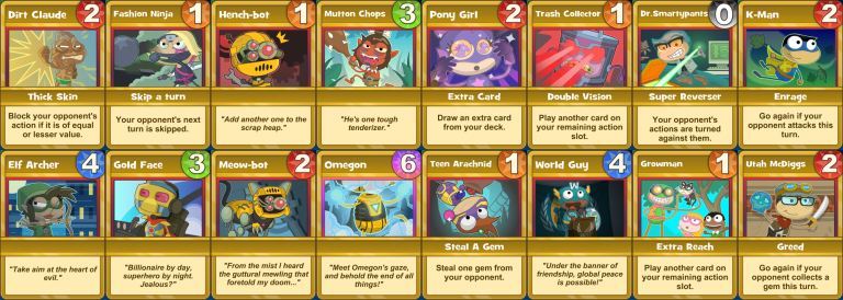 Mighty Action Force Card Game | Poptropica Wiki | Fandom