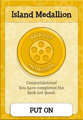 Island Medallion (Back Lot Island) | Poptropica Wiki | Fandom
