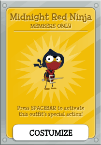 Midnight Red Ninja - Poptropica Wiki