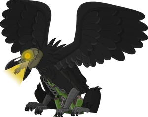 Hypnotizing Raven Robot - Poptropica Wiki