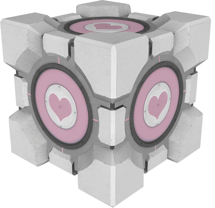 Companion Cube Wikia Portal 2 Br Fandom