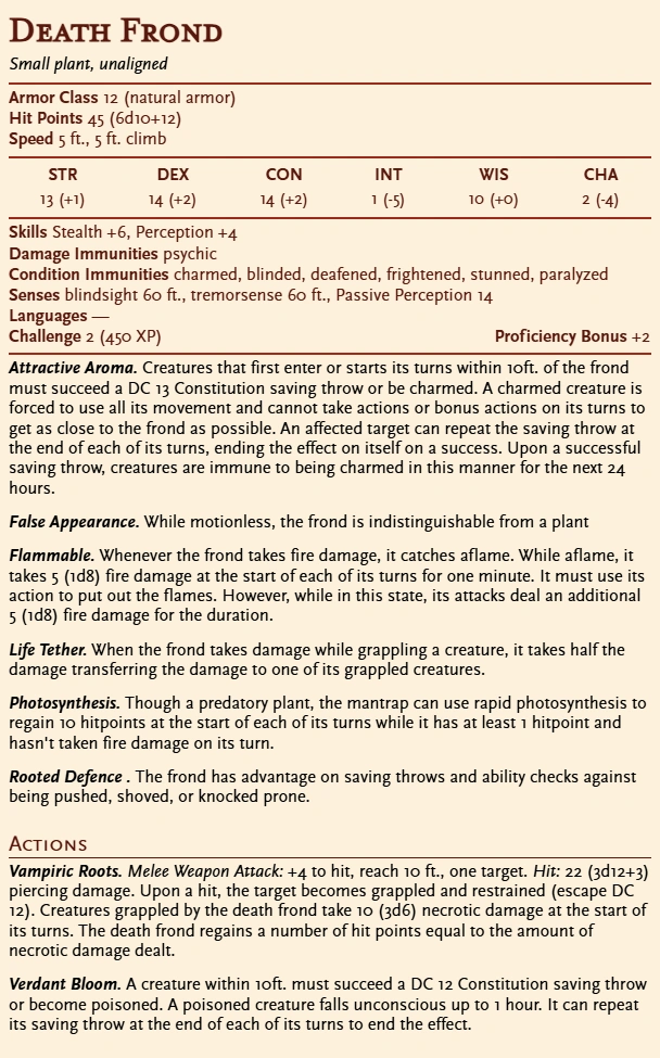 Death Frond | Portal to Magnula Wiki | Fandom