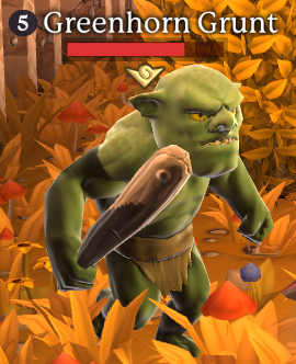 Greenhorn Grunt - Official Portal Knights Wiki