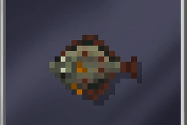 Minecraft Raw Fish Pixel Art