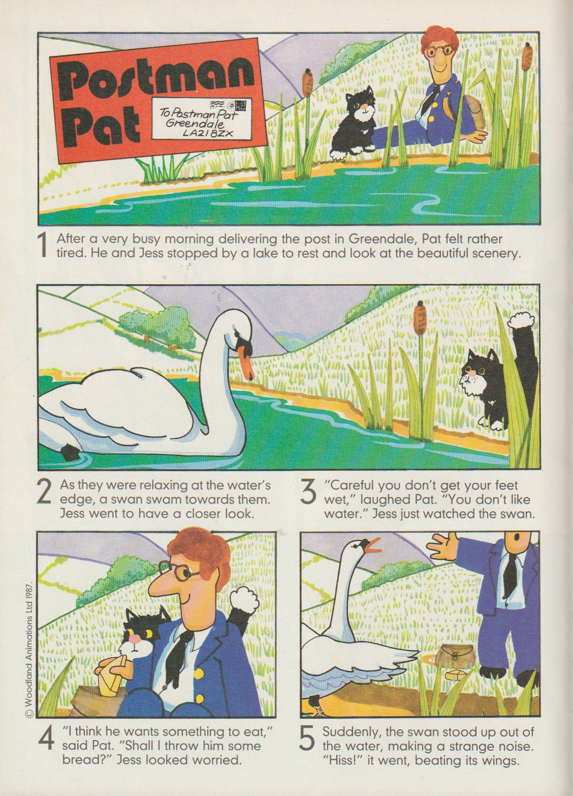 Postman Pat and the Swan | Postman Pat Wiki | Fandom
