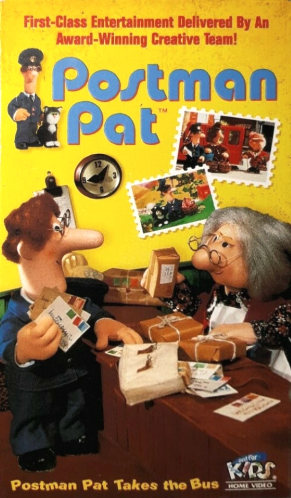 Postman Pat Takes The Bus (American VHS) | Postman Pat Wiki | Fandom