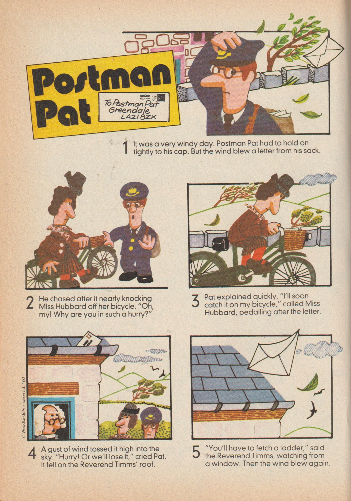Blow Away Letter | Postman Pat Wiki | Fandom