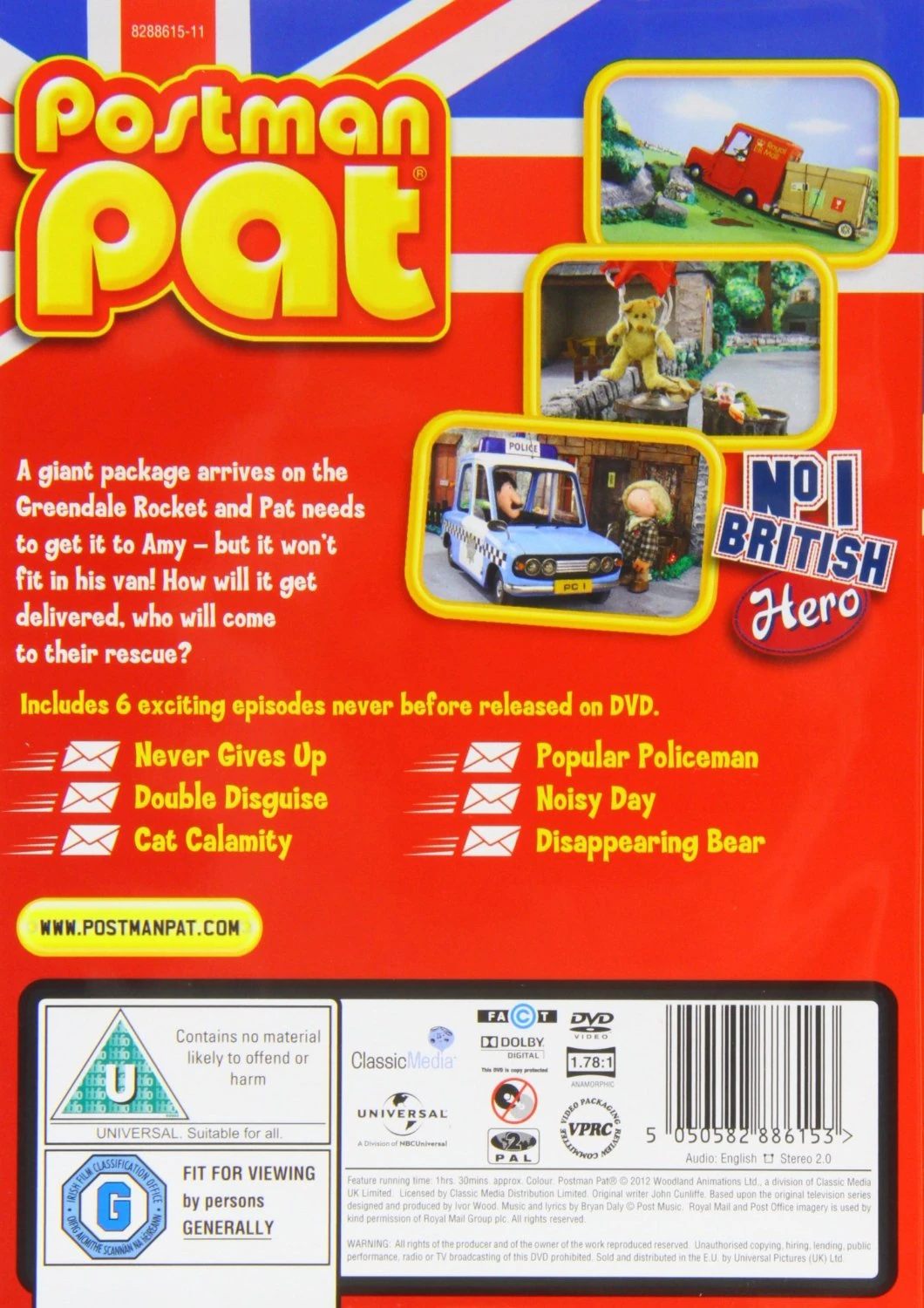 Postman Pat Never Gives Up (DVD) | Postman Pat Wiki | Fandom