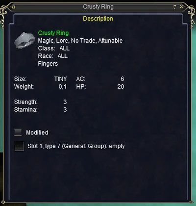 Crusty ring | PotatoEQ Wiki | Fandom
