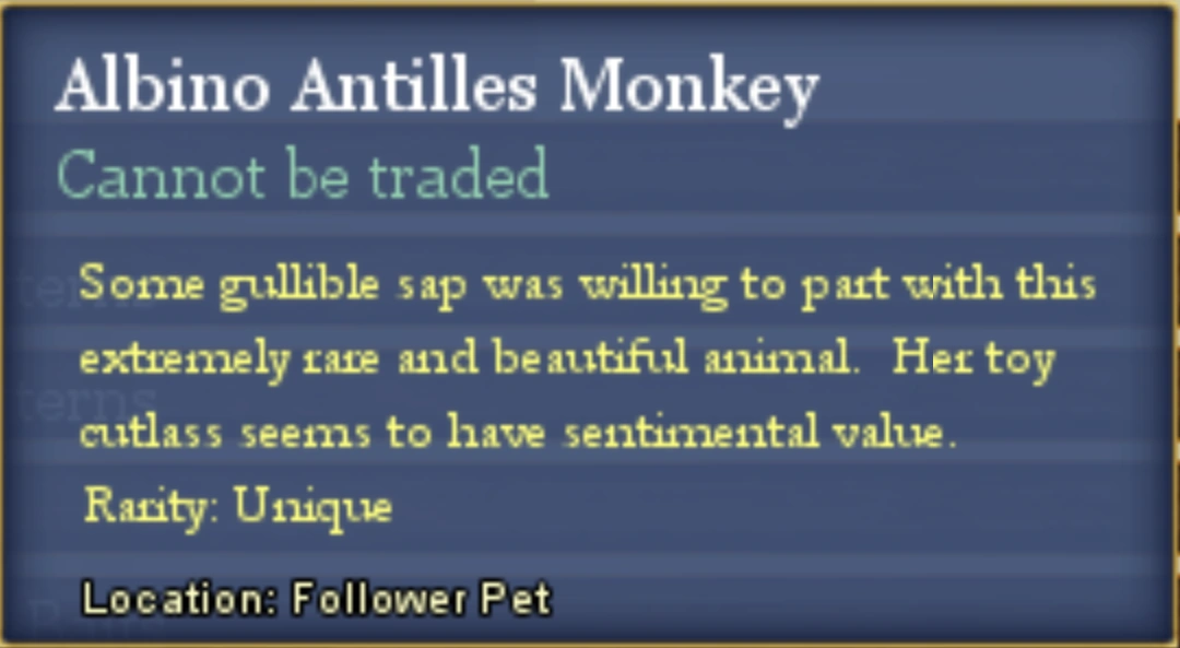 Antilles Albino Monkey | PotBS Wiki | Fandom