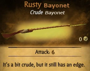 Rusty Bayonet | POTCO Players Wiki | Fandom