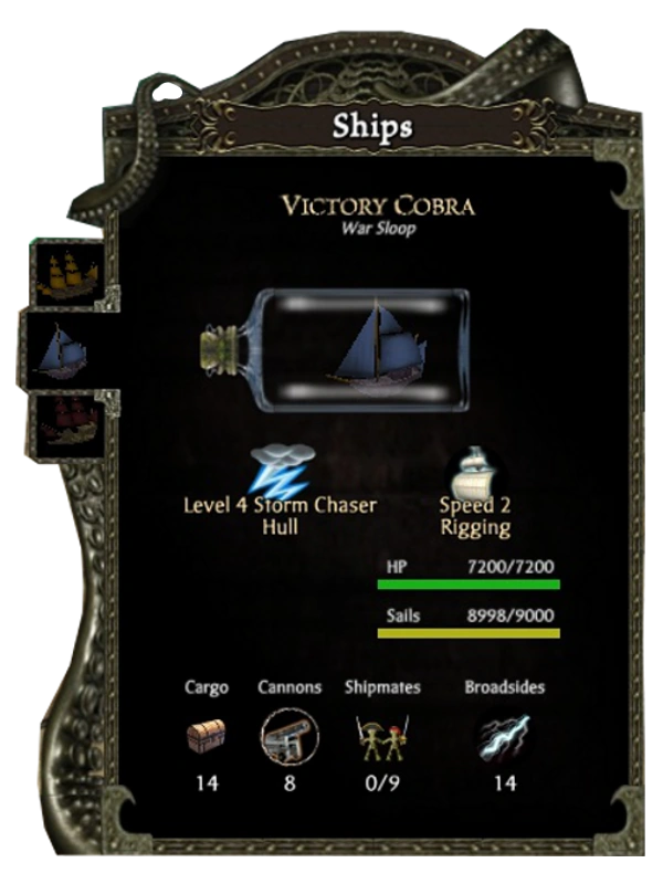 Victory Cobra (War Sloop) | POTCO Players Wiki | Fandom