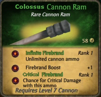 Colossus Cannon Ram | POTCO Players Wiki | Fandom