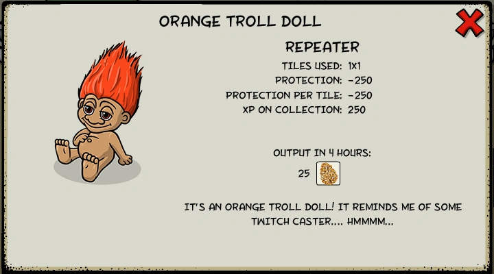 Orange Troll Doll | Pot Farm Wiki | Fandom