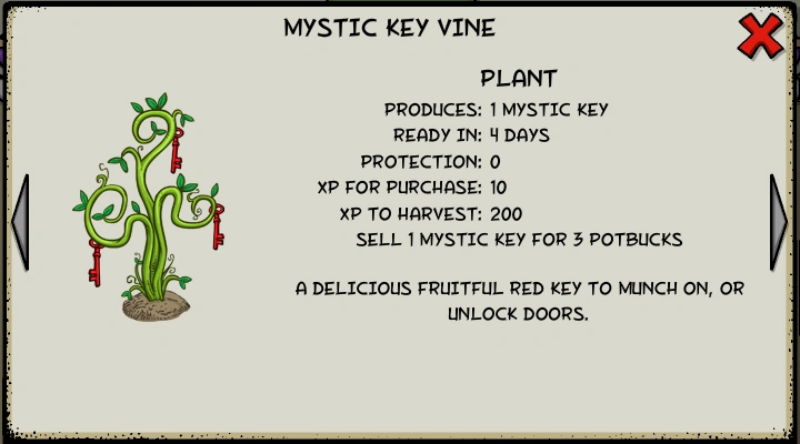 Mystic Key Vine | Pot Farm Wiki | Fandom
