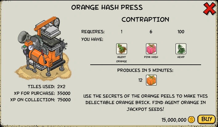 Orange Hash Press | Pot Farm Wiki | Fandom