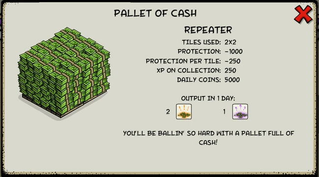 Pallet of Cash | Pot Farm Wiki | Fandom