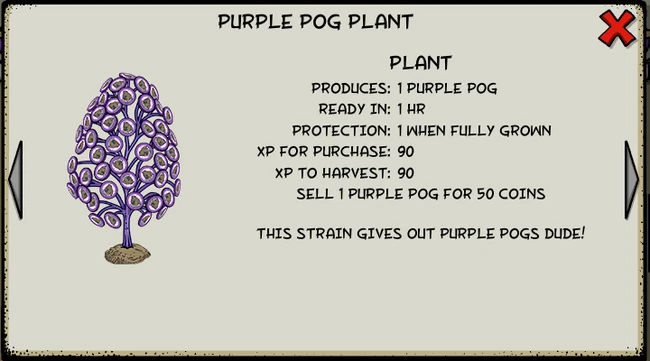 Purple Pog Plant | Pot Farm Wiki | Fandom
