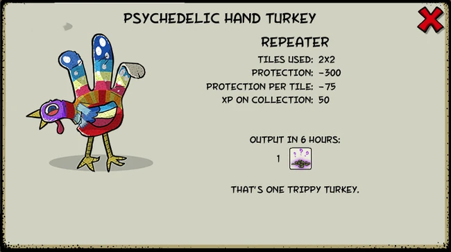 Psychedelic Hand Turkey | Pot Farm Wiki | Fandom
