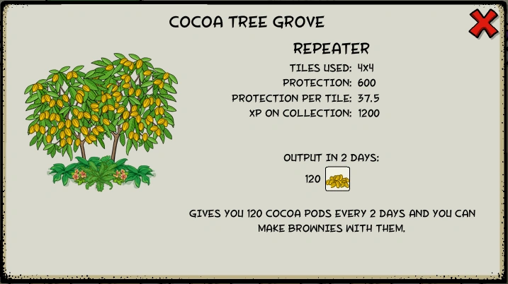 Cocoa Tree Grove | Pot Farm Wiki | Fandom
