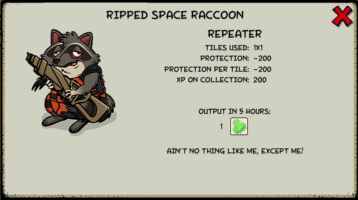 Ripped Space Raccoon | Pot Farm Wiki | Fandom