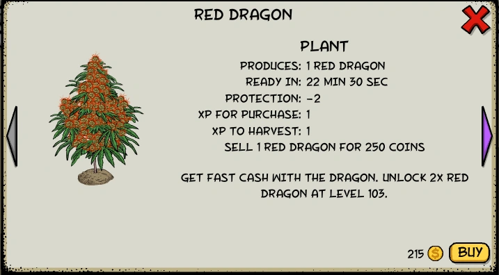 Red Dragon | Pot Farm Wiki | Fandom