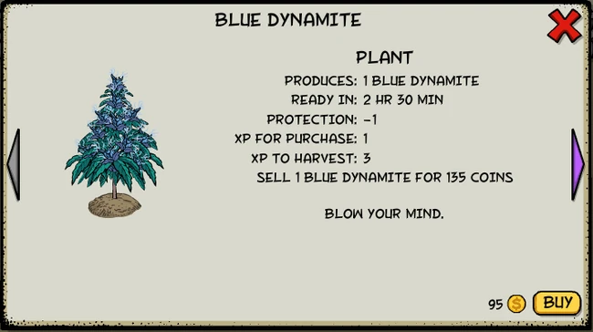 Blue Dynamite | Pot Farm Wiki | Fandom