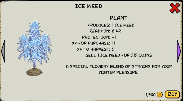 Ice Weed | Pot Farm Wiki | Fandom