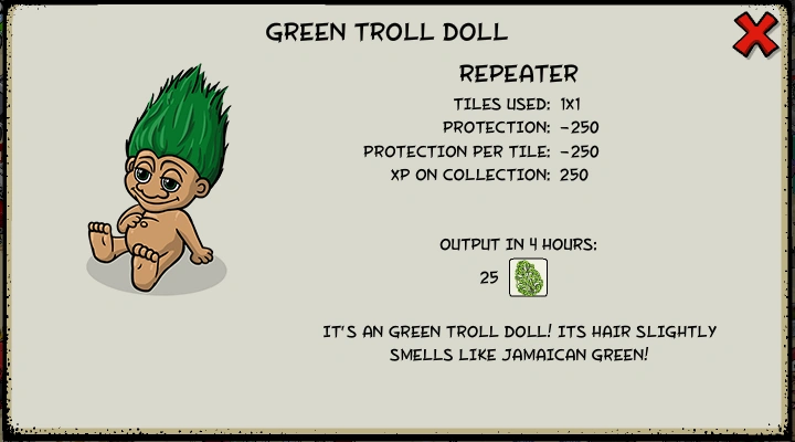 Green Troll Doll | Pot Farm Wiki | Fandom