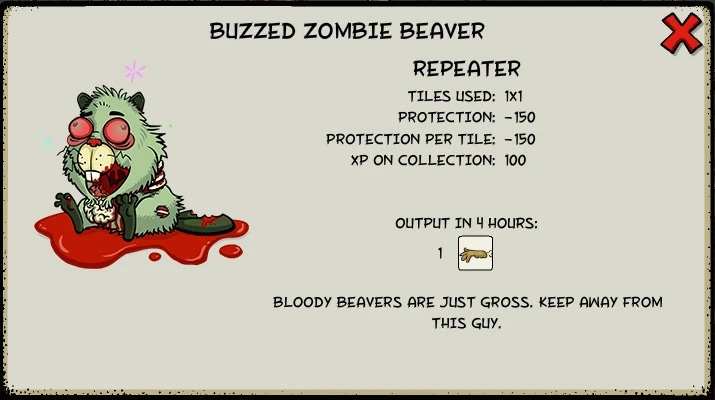 Buzzed Zombie Beaver | Pot Farm Wiki | Fandom