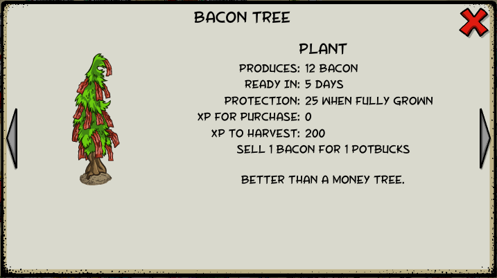 Bacon Tree | Pot Farm Wiki | Fandom