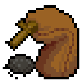 Minecraft Gunpowder Pixel Art