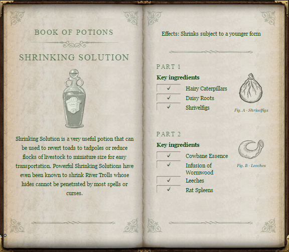 Shrinking Solution | Pottermore Wiki | Fandom