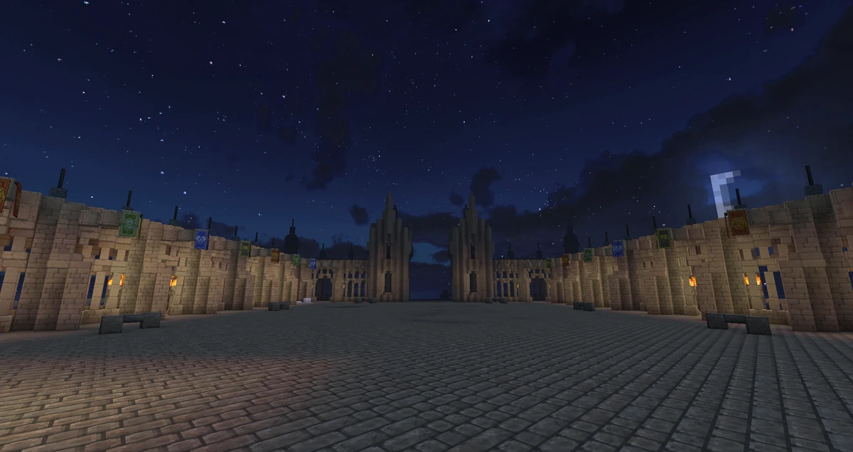 The Great Hall Courtyard | PotterworldMC Wikia | Fandom