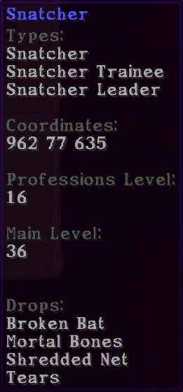 Snatcher | PotterworldMC Wikia | Fandom