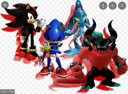 Replica Shadow, Zavok, Metal Sonic, and Chaos | Power Rangers Hero ...
