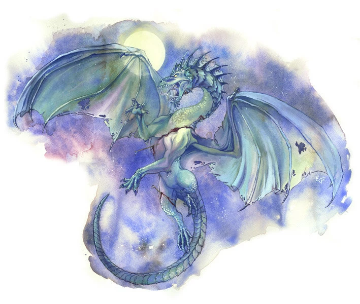 how to draw a ghost dragon