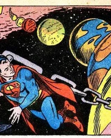 Superman Moving Planets