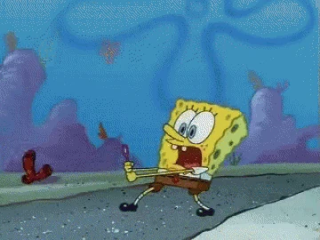 Spongebob Water Gif