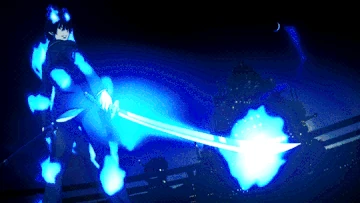 Rin Okumura Demon Form Gif